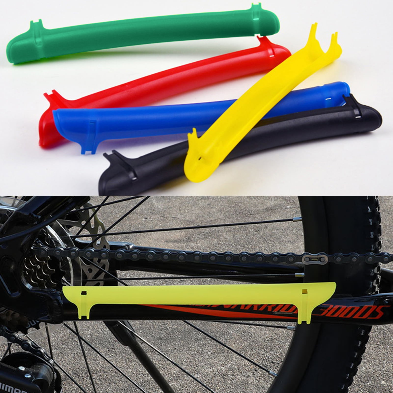 Aqyh Bike Chain Guard - Flexible - Wear-Resistant - Reusable - Simple ...