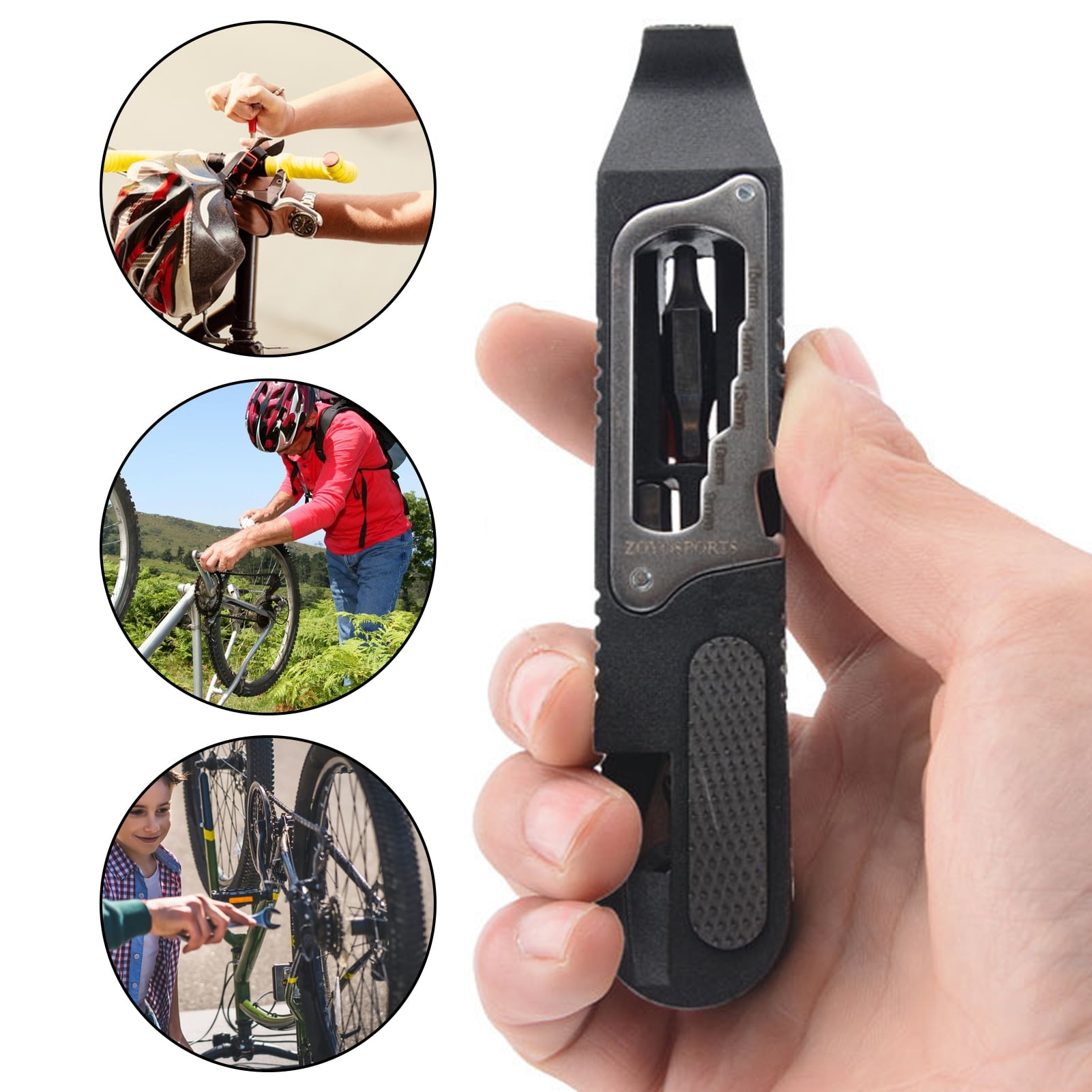 Aqyh Bike Repair Tools Kit - 1 Set - Ratchet Wrench, Tire Lever, Hex ...