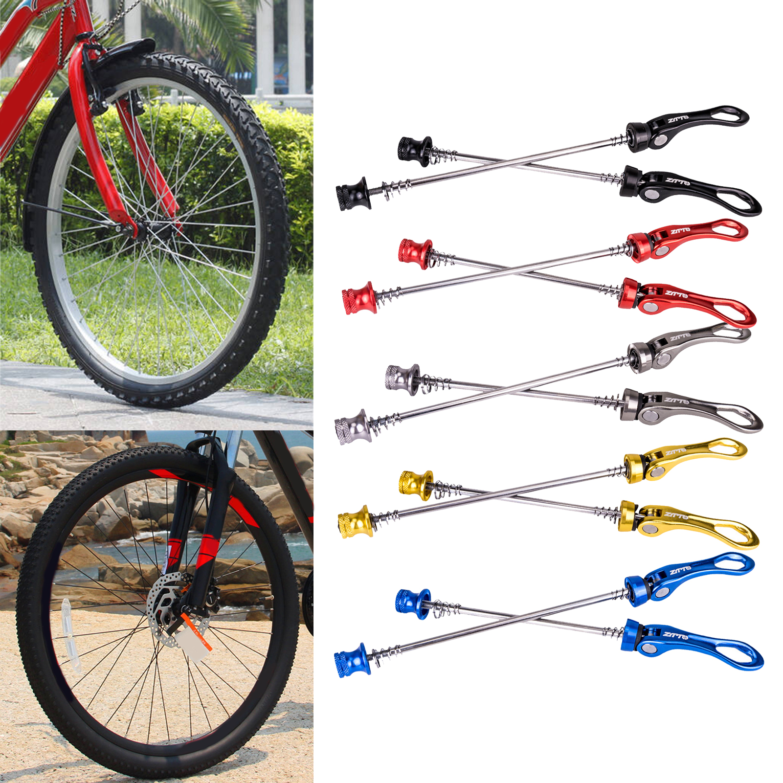 Aqyh Bike Wheel Skewers - Anti-Oxidation Anti-Slip Bike Accessory ...