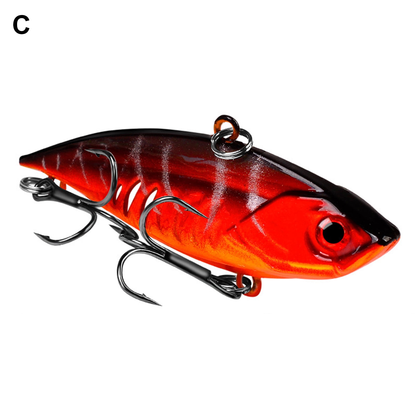 Aqyh Bionic Bait - 6.5cm/11g Barbed Fake Shark Hook Plastic Excellent Throwing Distance VIB Bait ...