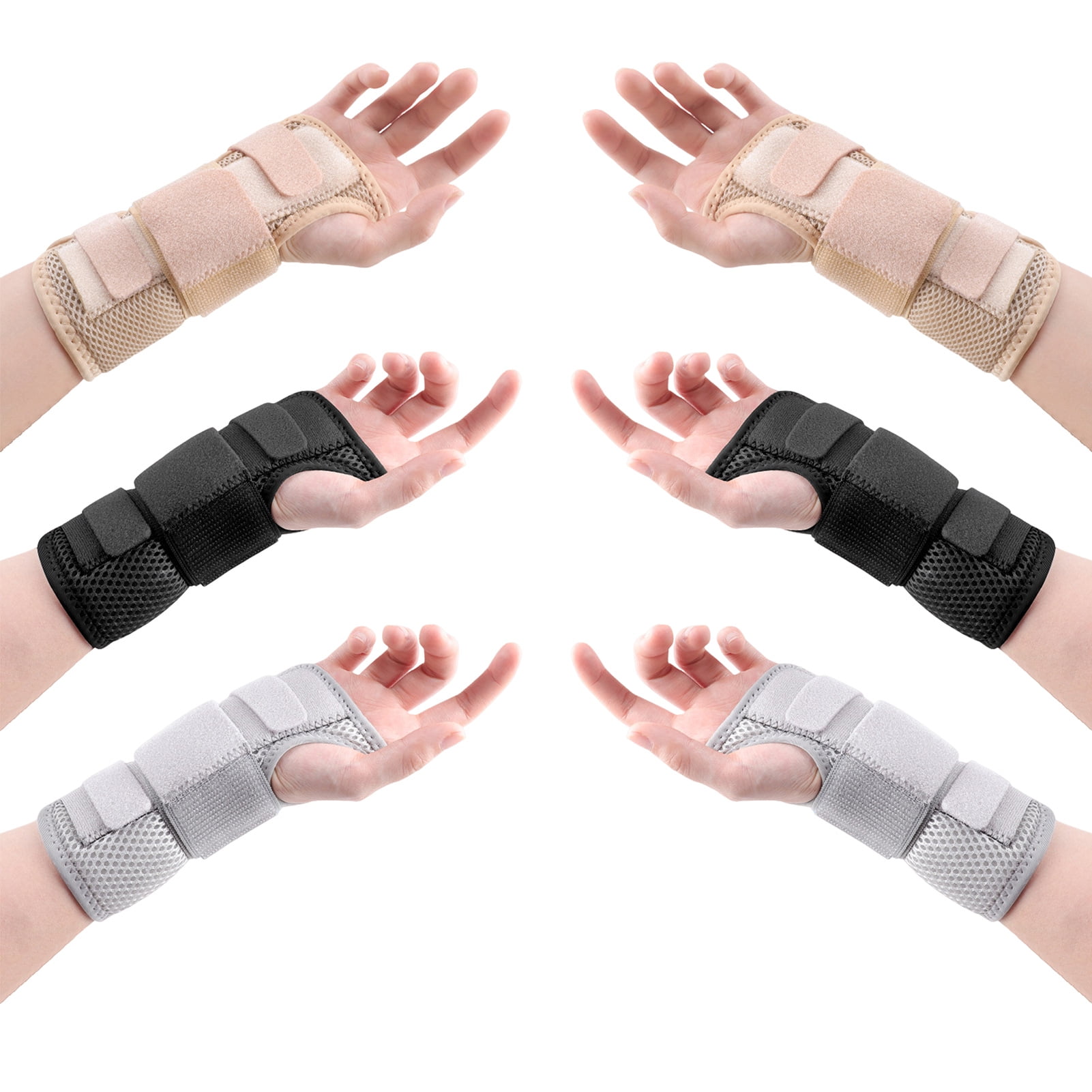 Aqyh Breathable Sprained Wrist Brace 1 Pc Adjustable Left/Right Hand ...