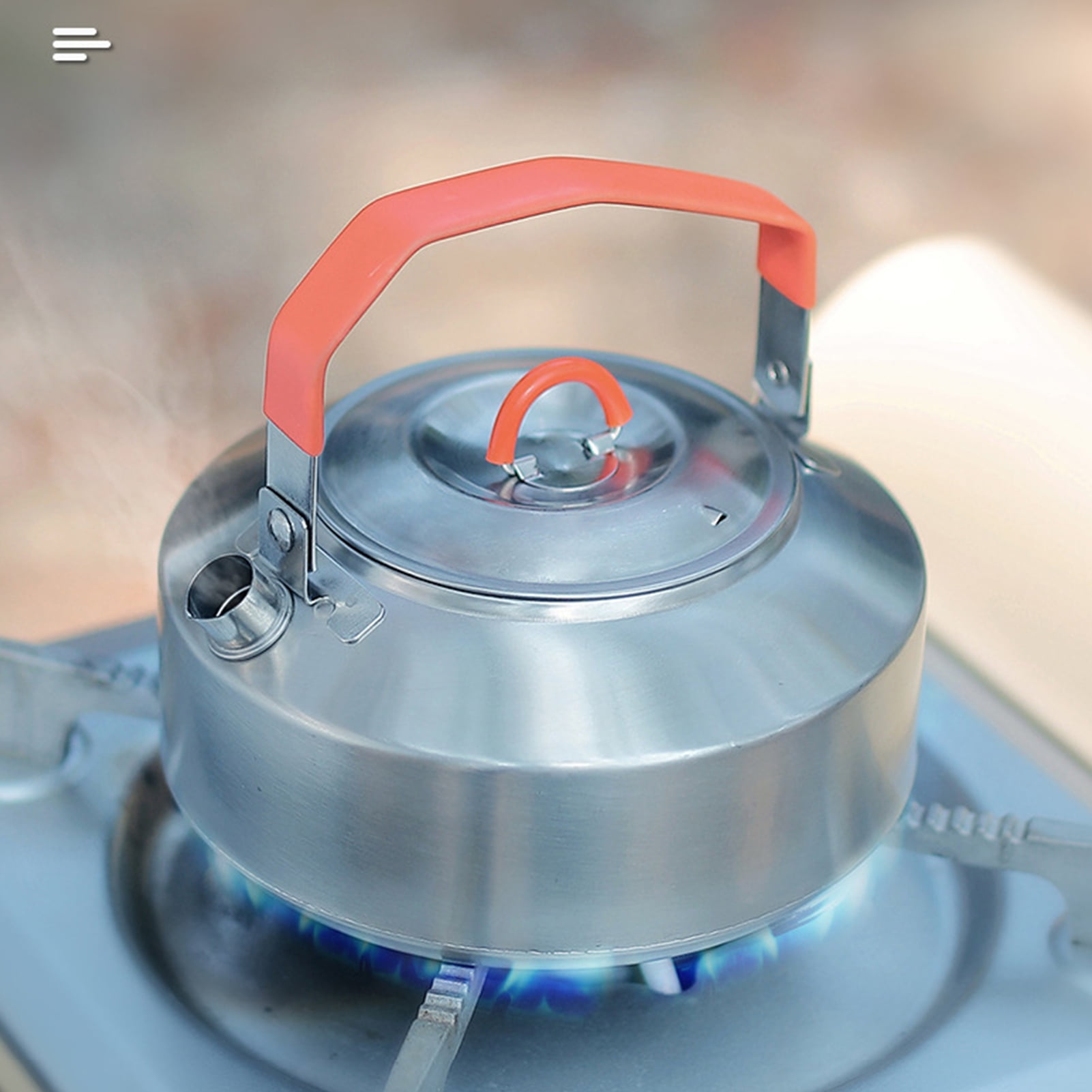 Aqyh Compact Camping Coffee Pot Kettle - 1L - Silicone Handle ...