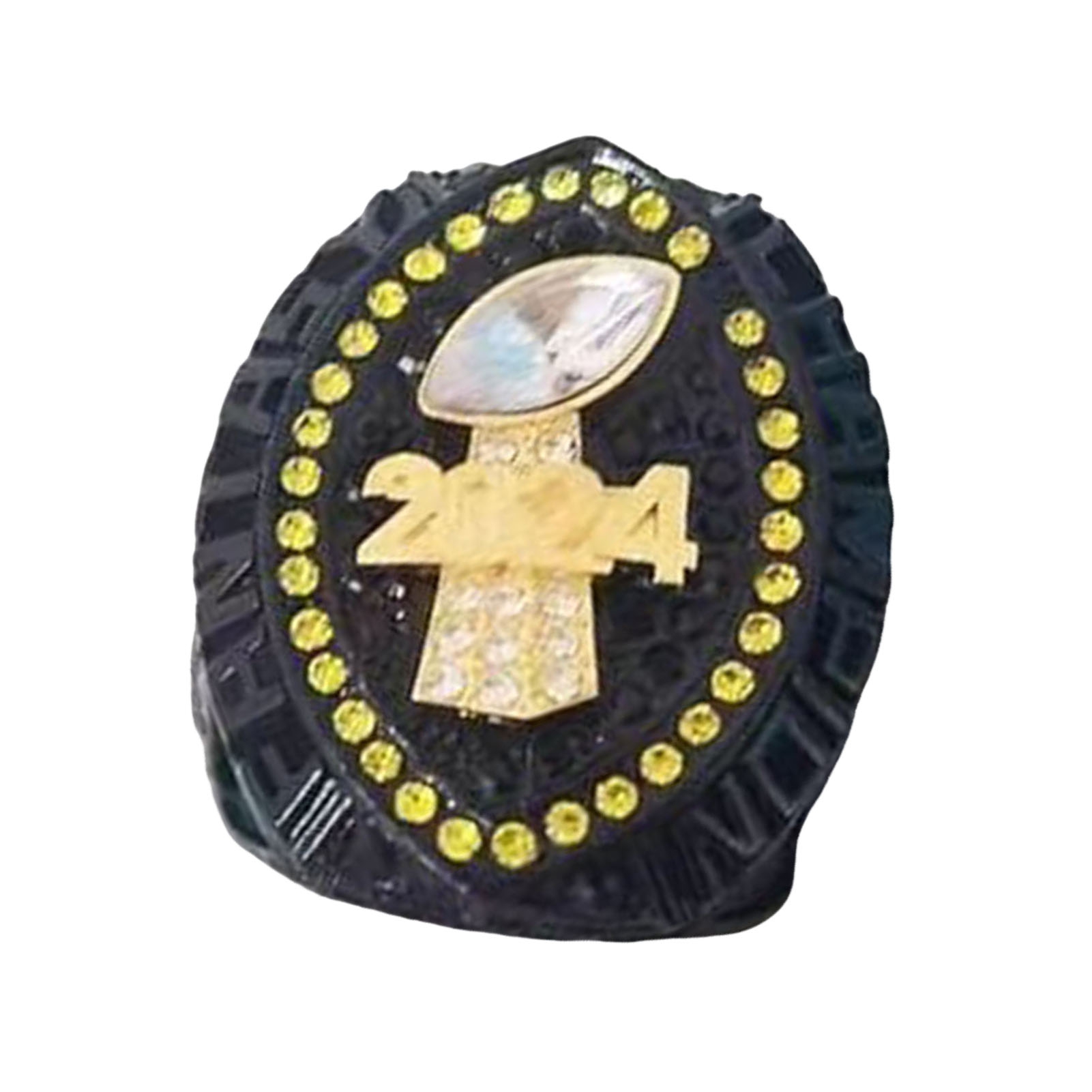 Aqyh Fantasy Football Championship Ring - 2024 Trophy Ring Medal with ...