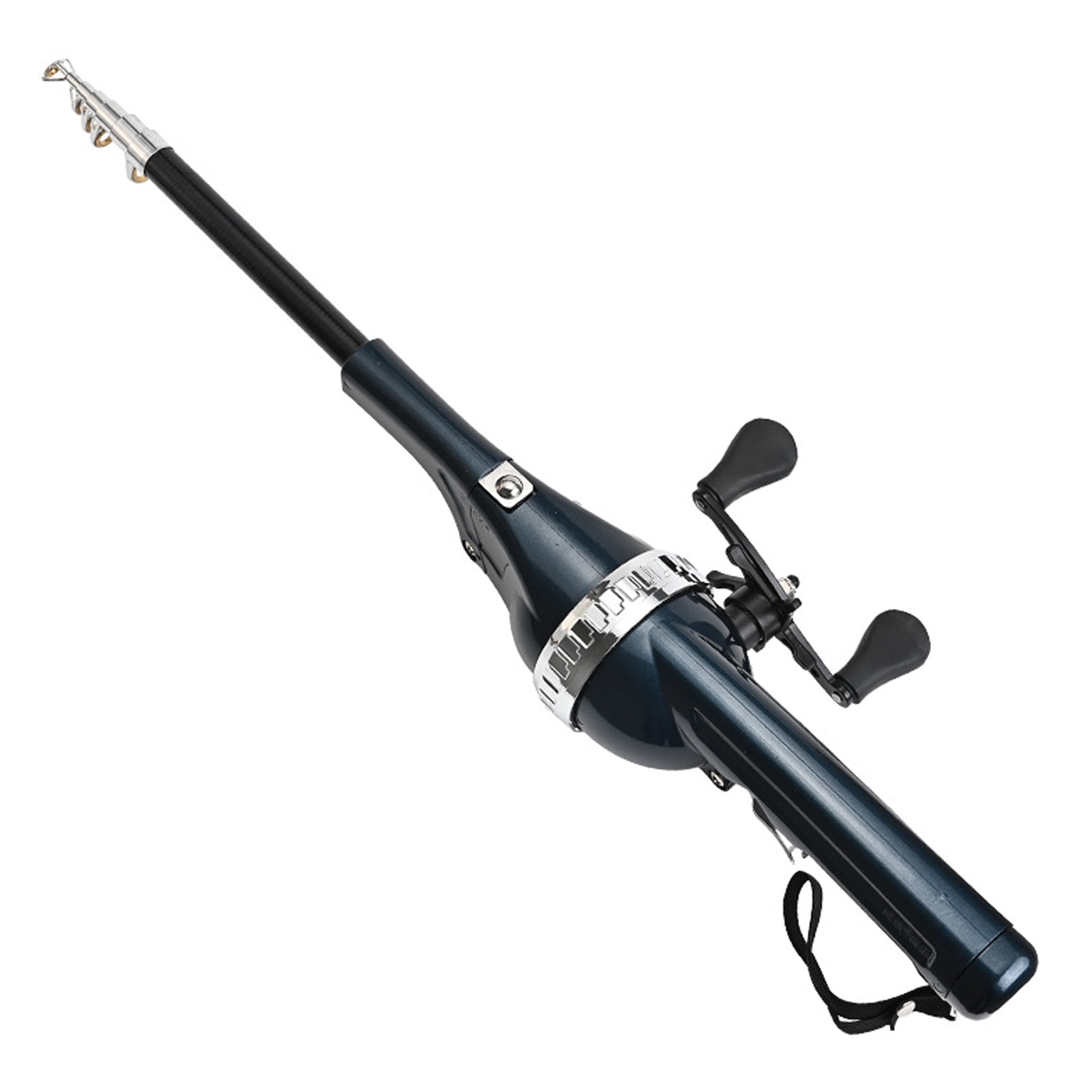 Aqyh Folding Fishing Rod - with Spinning Reel, Built-in 80M Line ...