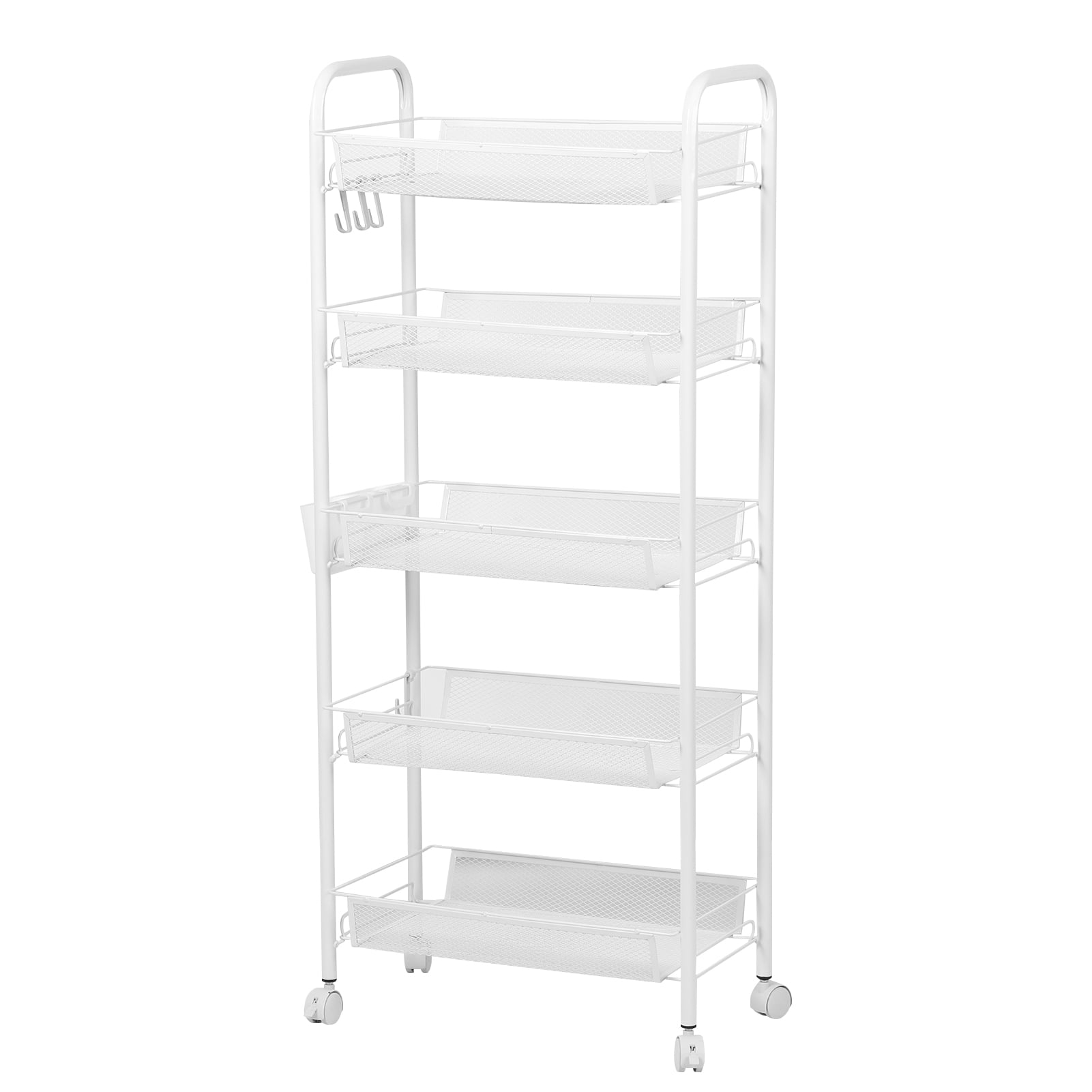 Aqyh Fruit Vegetable Storage Basket, 5 Tier Stackable Metal Wire Basket ...