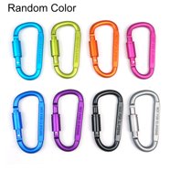 5pcs Professional D-Shaped Carabiner Heavy Duty D-ring Lightweight ...
