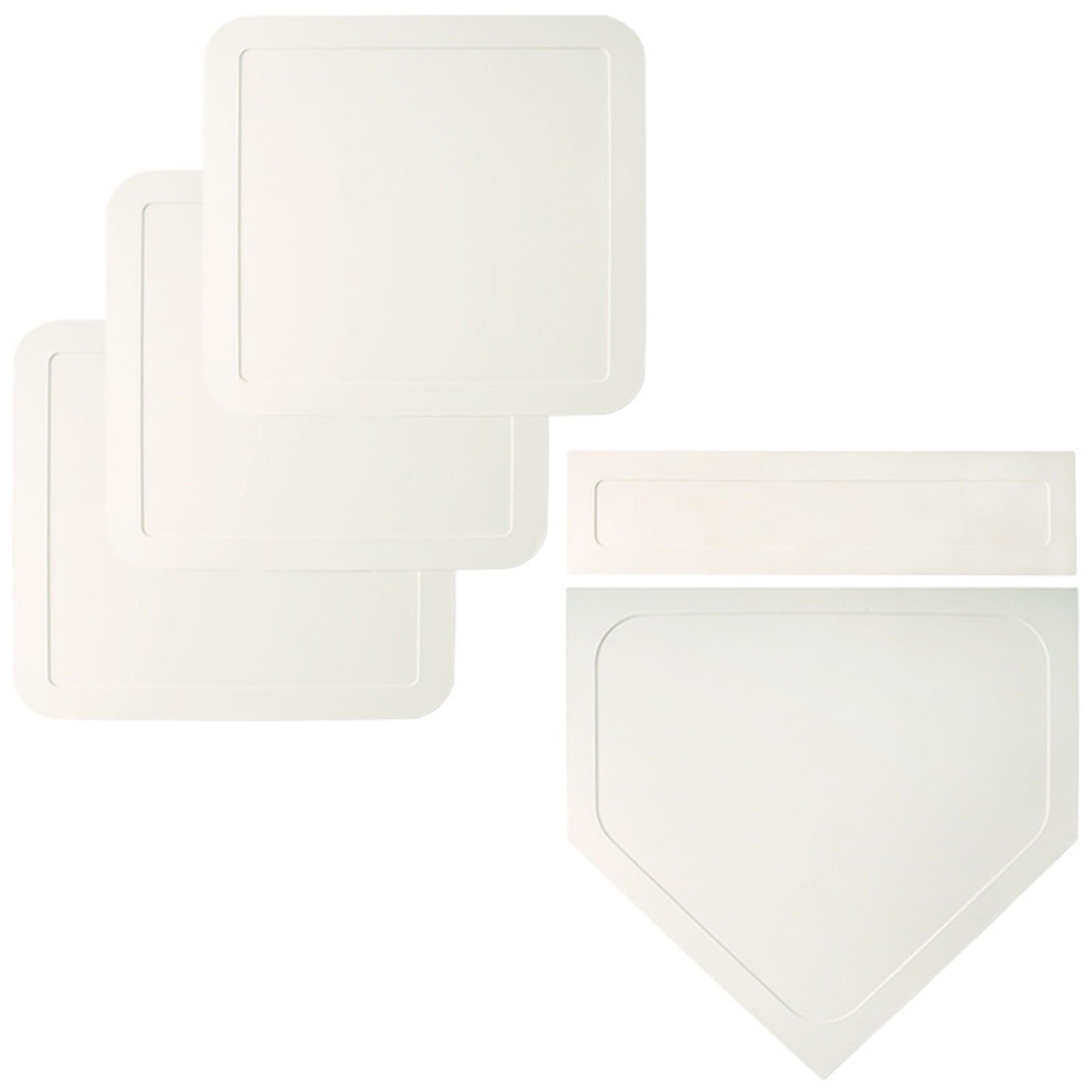 Aqyh Rubber Baseball Softball Base Set - Wear Resistant - Home Plate ...