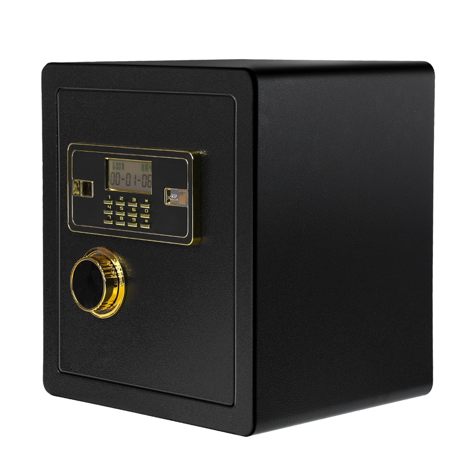 Aqyh Safe and Lock Box, 1.52 Cubic Feet Steel Home Fireproof Safe with ...
