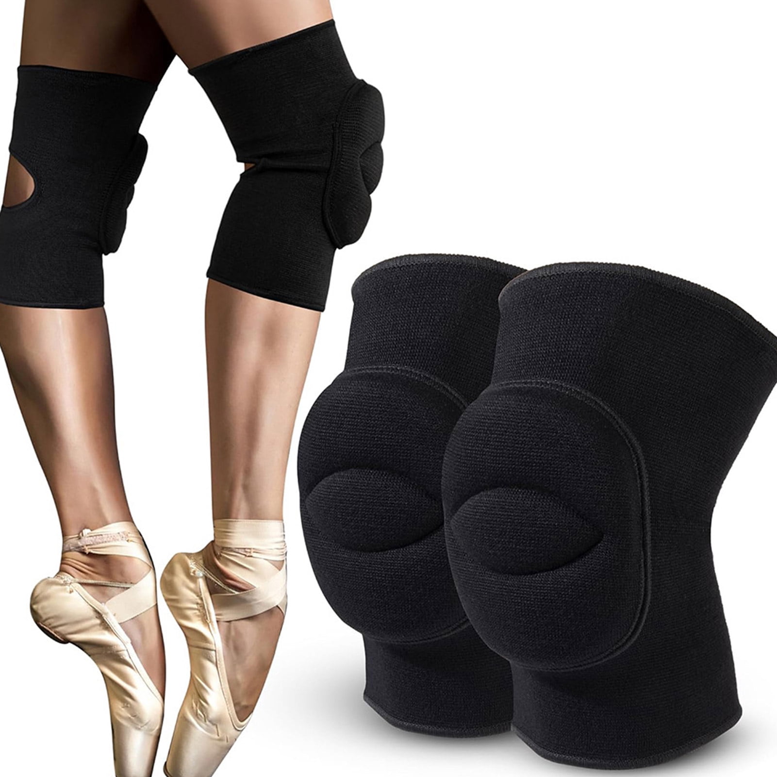 Aqyh Sports Knee Pads Soft Breathable Thick Sponge Knee High Resilience ...
