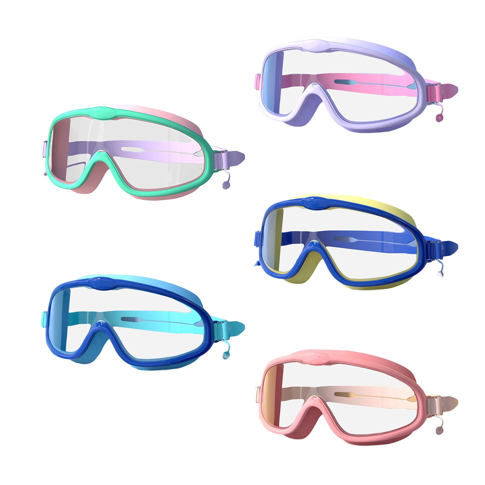 Aqyh Swimming Goggles - Wide Vision, Waterproof, Ergonomic Kids Swim ...