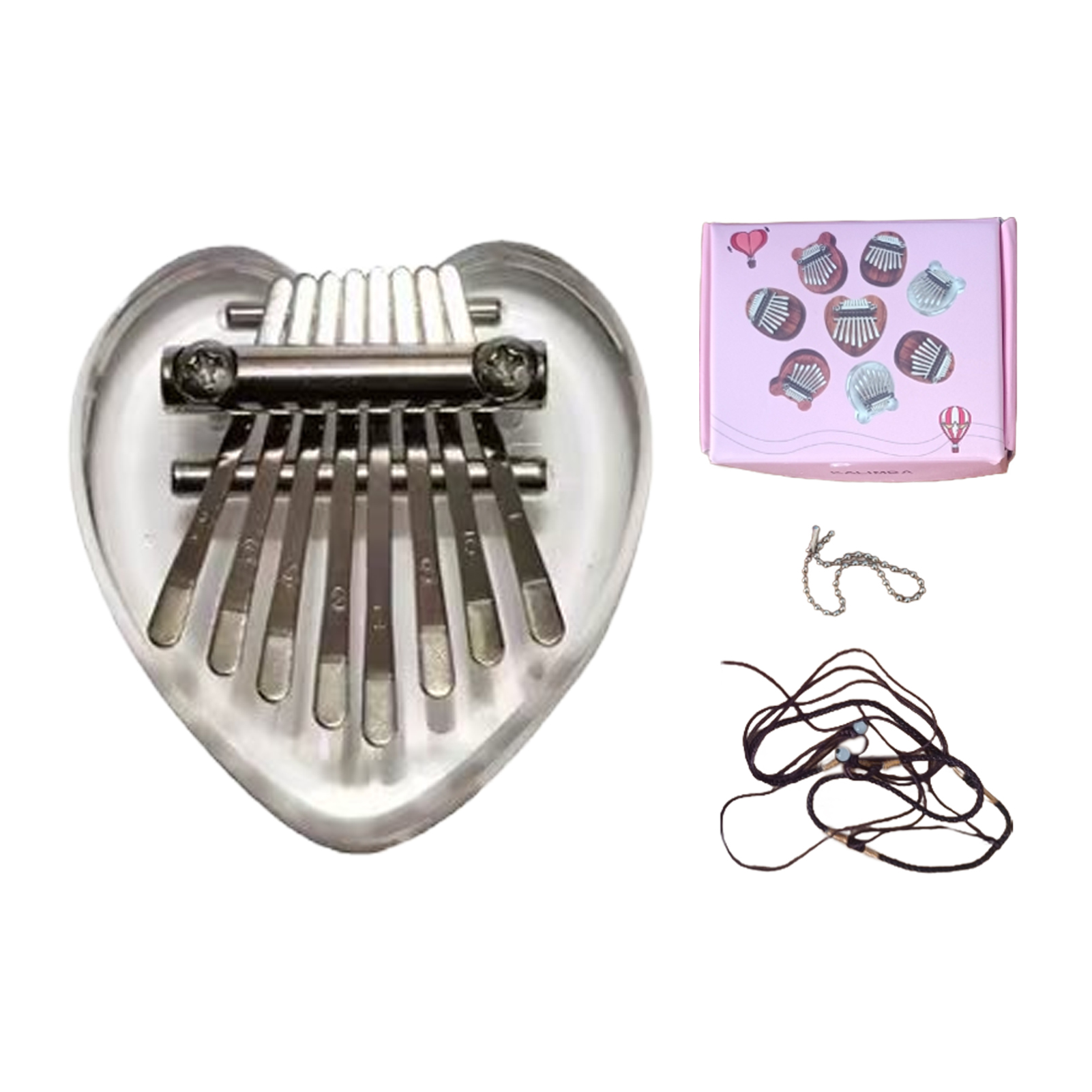 Aqyh Thumb Piano - Finger Mini 8 Key Kalimba, Portable Musical ...