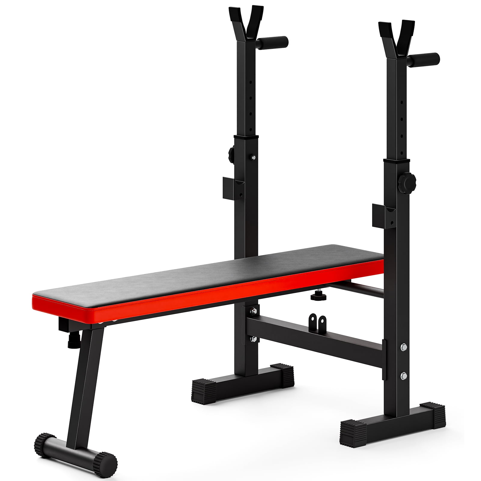 Aqyh Weight Bench Set, 500lbs Foldable Bench Press with Squat Rack ...