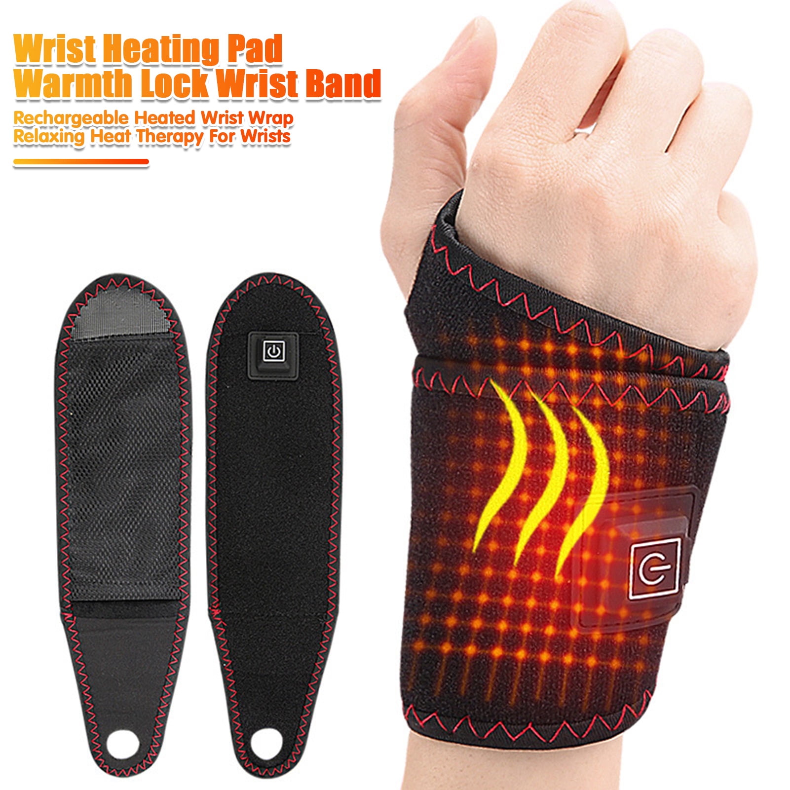 Aqyh Wrist Thumb Brace Heating Pad for Arthritis and Carpal Tunnel ...