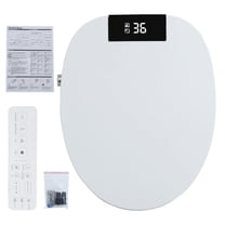 Electric Bidet Toilet Seat Smart Automatic Deodorization Elongated ...