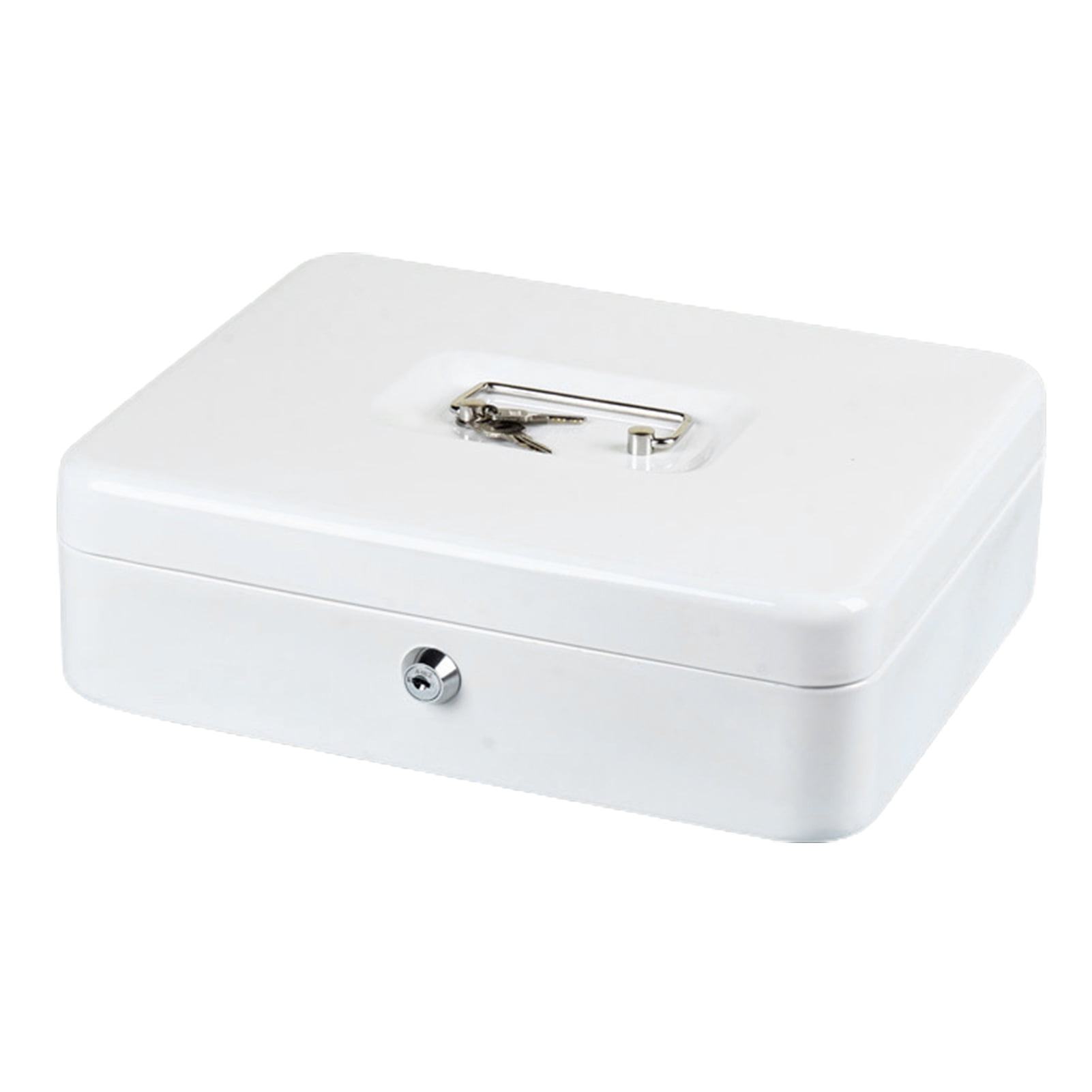 Aqzb Metal Money Box with Lock And 2 Keys - Fireproof Cash Safe Box ...