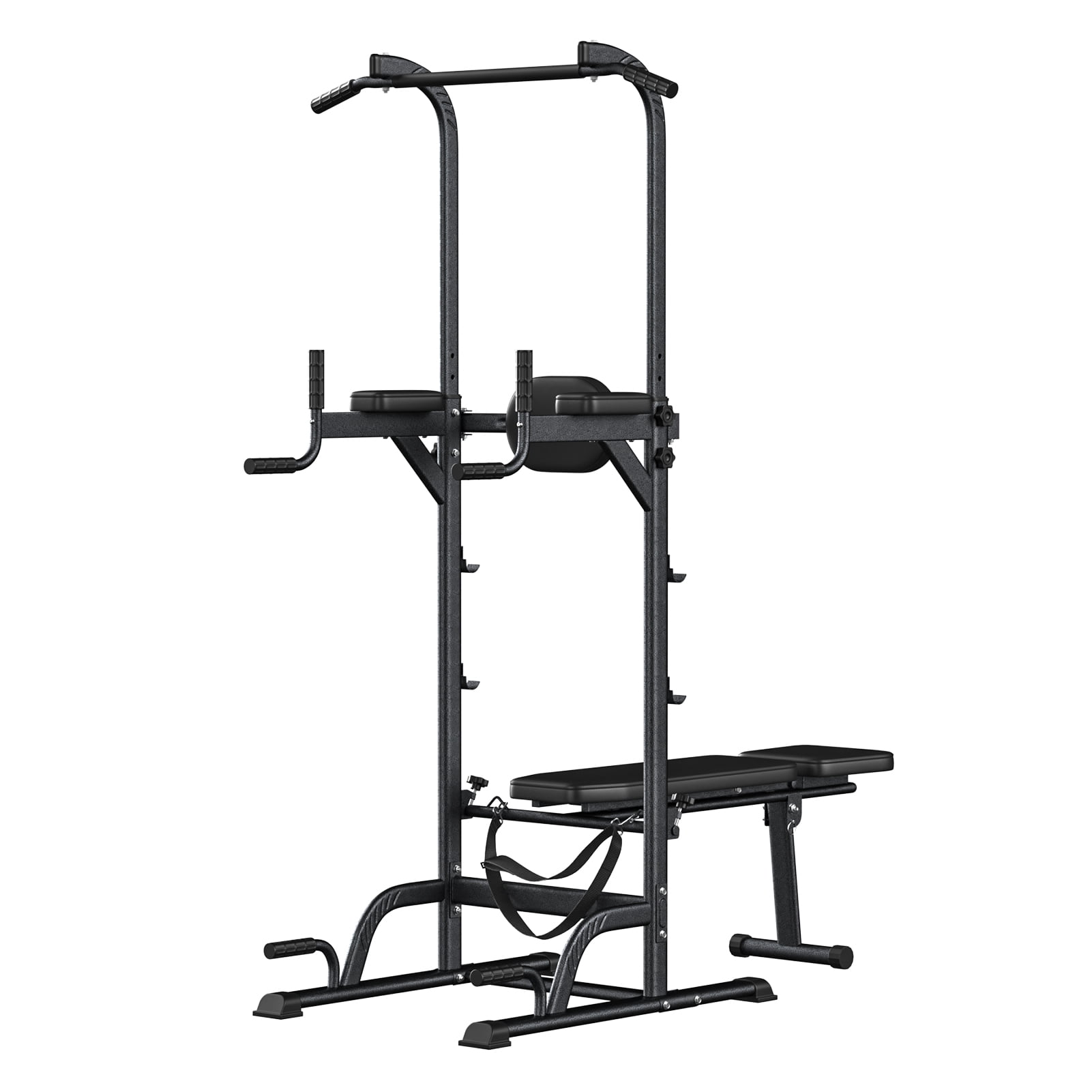 Aqzb Pull Up Bar Free Standing, Pull-up Rack with Dumbbell Bench ...
