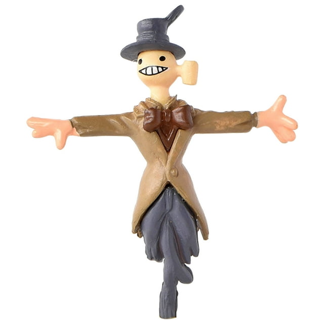 Aqzb Rustic Scarecrow Decor for Succulents - Mini Colorful Grinning ...