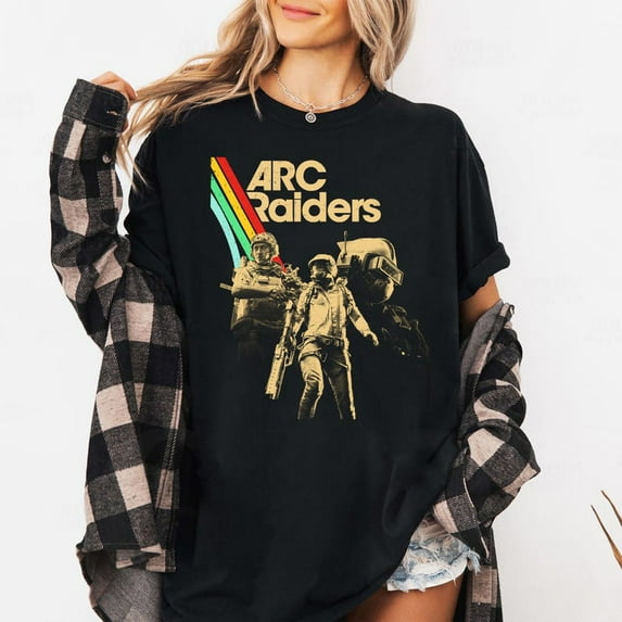 Ar.c Rai.der Inspired Shirt, Retro Survival Video Game Graphic Tee ...