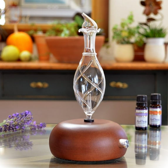 ArOmis Aromatherapy Diffuser - Professional Grade - Wood and Glass ...