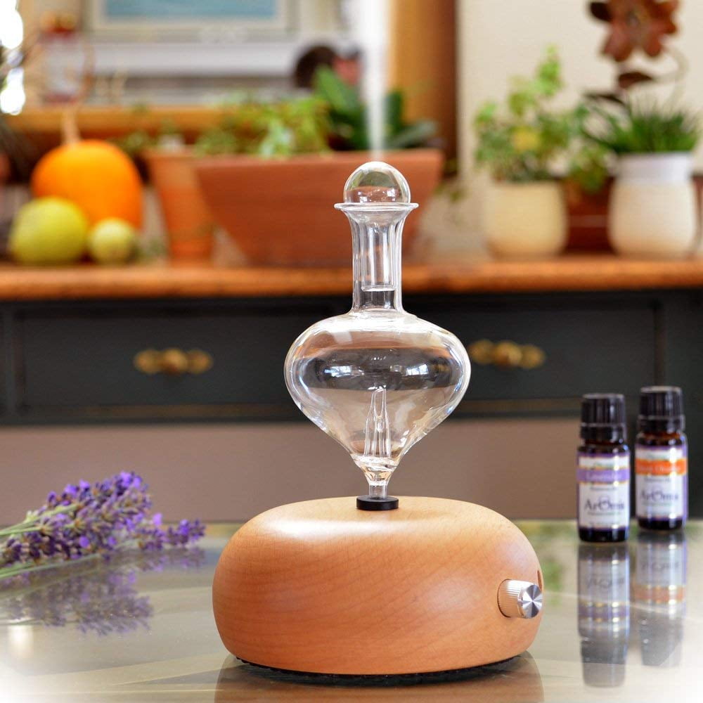 ArOmis Glass Essential Oil Diffusers - Orbis Lux Eros - Nebulizing Aromatherapy Diffuser ...
