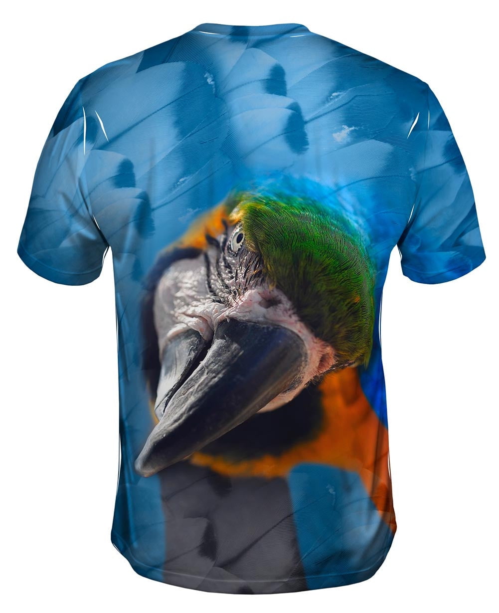 Ara Yellow Macaw Feathers Mens T-Shirt All Over Print - Walmart.com