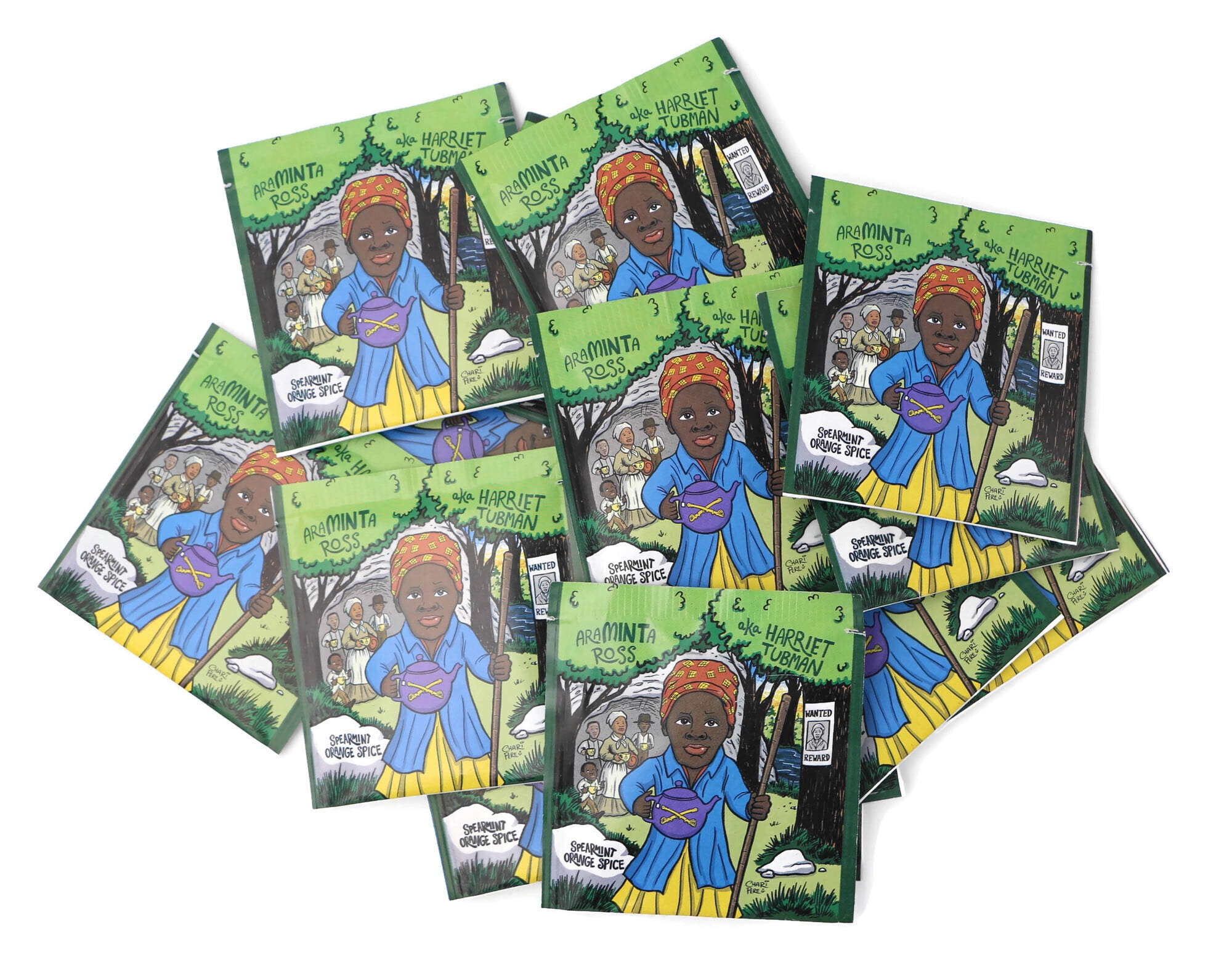 AraMINTa Ross (Harriet Tubman) - Organic Spearmint Orange Spice Tea ...