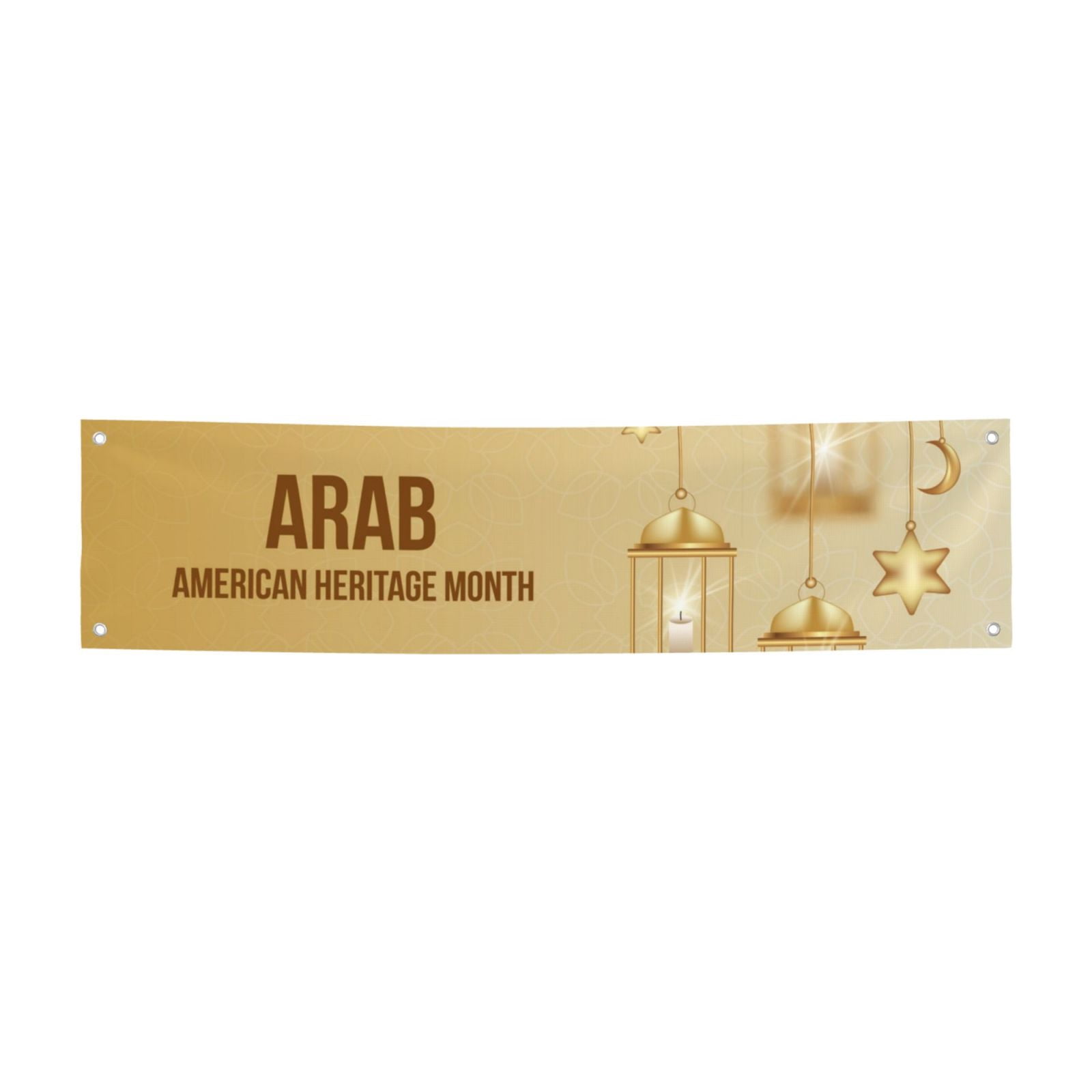 Arab American Heritage Month Banner Backdrop Porch Sign 12 x 47 Inches ...