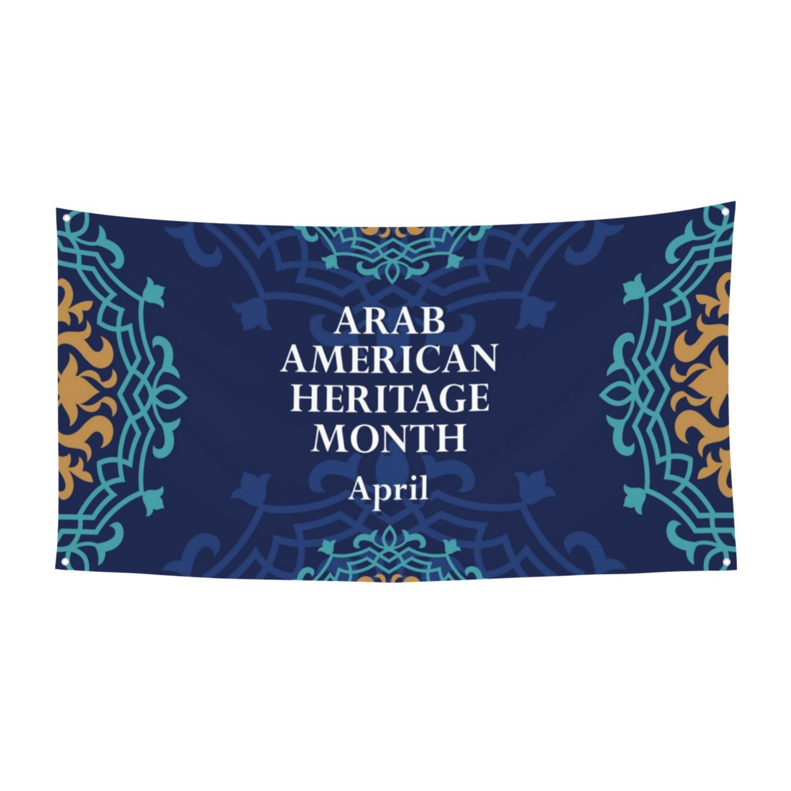 Arab American Heritage Month Banner Backdrop Porch Sign 35 x 70 Inches ...