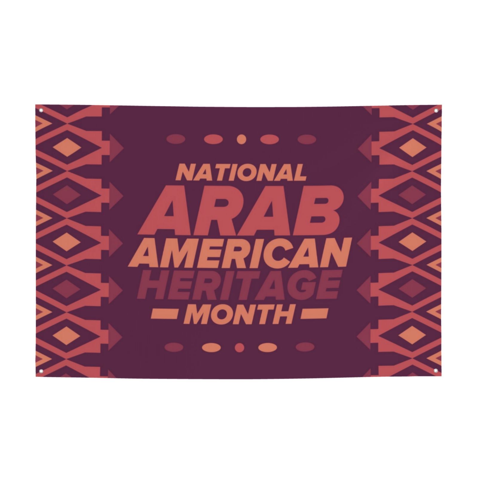 Arab American Heritage Month Banner Backdrop Porch Sign 47 x 71 Inches ...