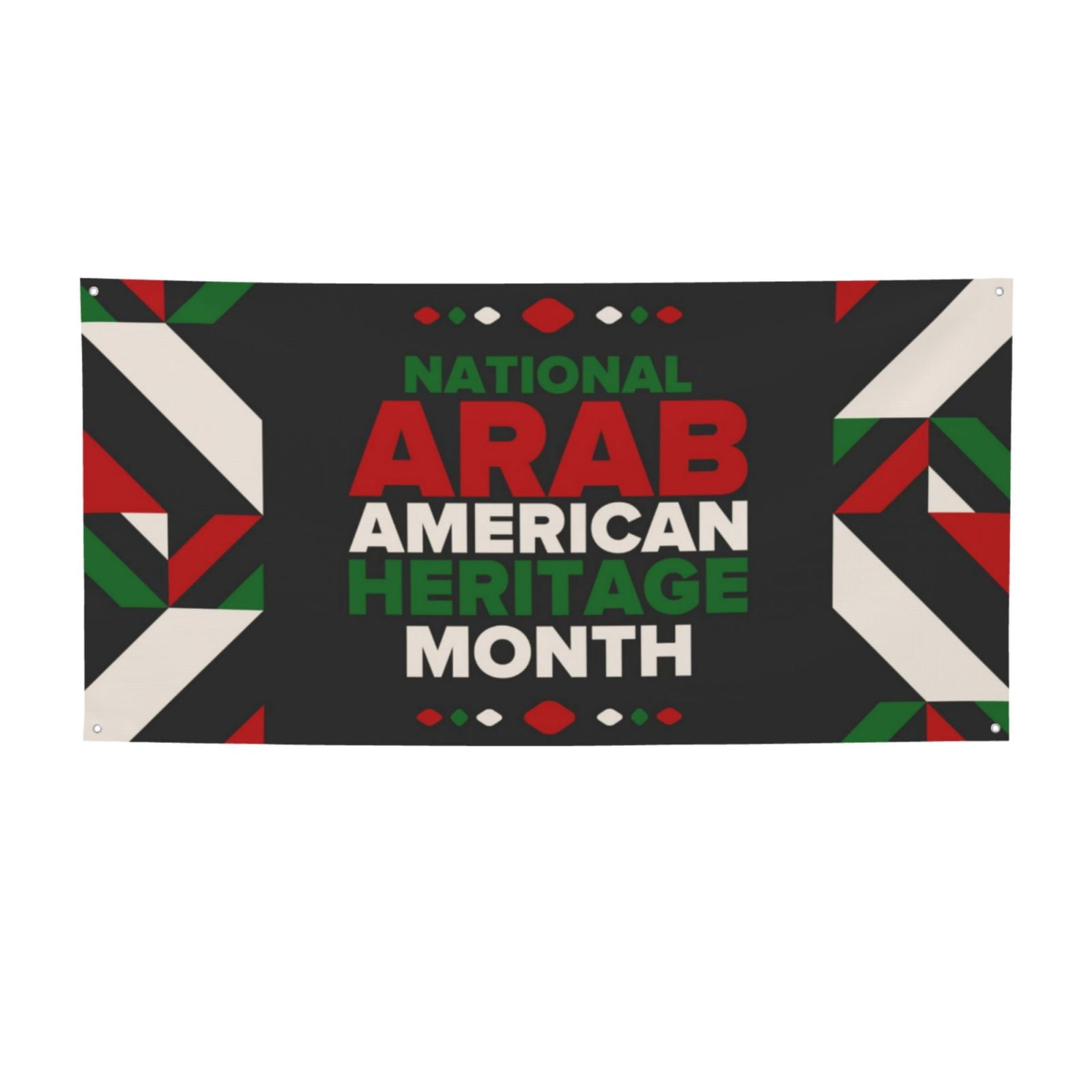 Arab American Heritage Month Banner Backdrop Porch Sign Medium Holiday ...