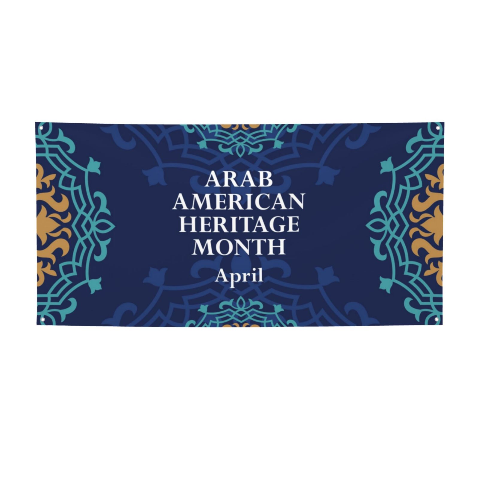 Arab American Heritage Month Banner Backdrop Porch Sign Small Holiday ...