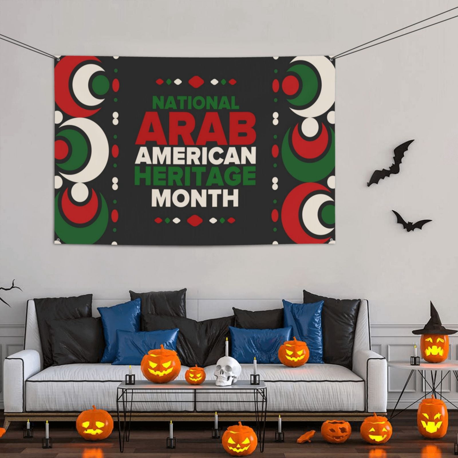 Arab American Heritage Month Banner Party Backdrop Decoration Garden ...