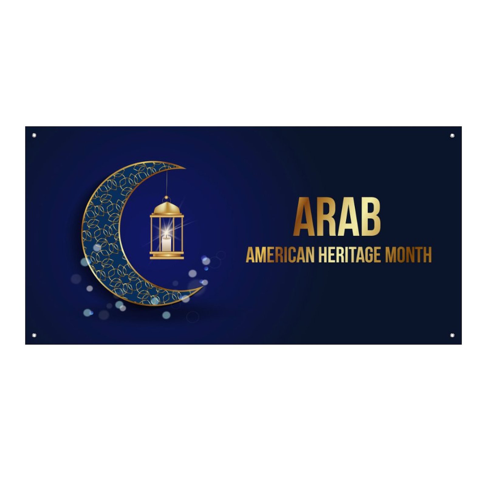 Arab American Heritage Month Banners Flag Hanging Backdrop Sign Wall ...