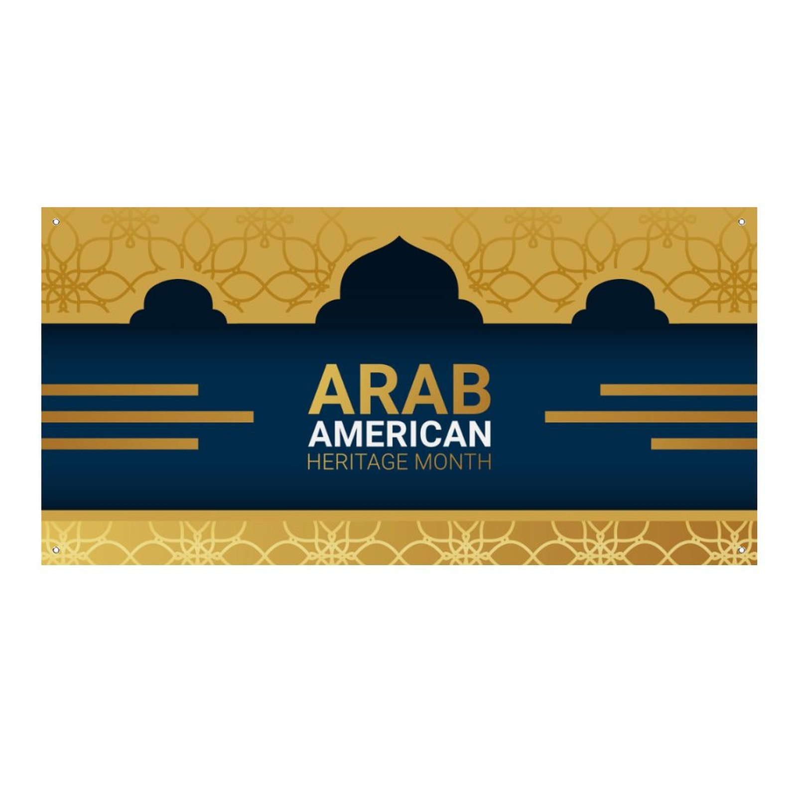 Arab American Heritage Month Banners Flag Hanging Backdrop Sign Wall ...