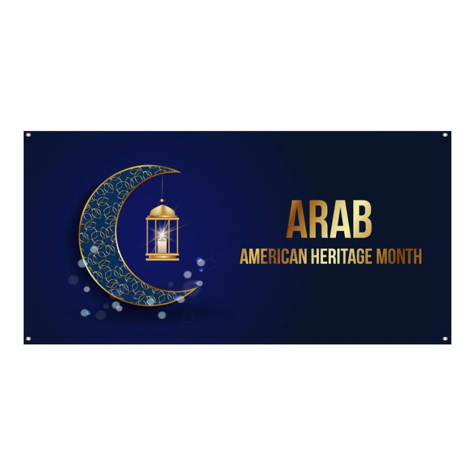 Arab American Heritage Month Banners Flag Hanging Backdrop Sign Wall ...