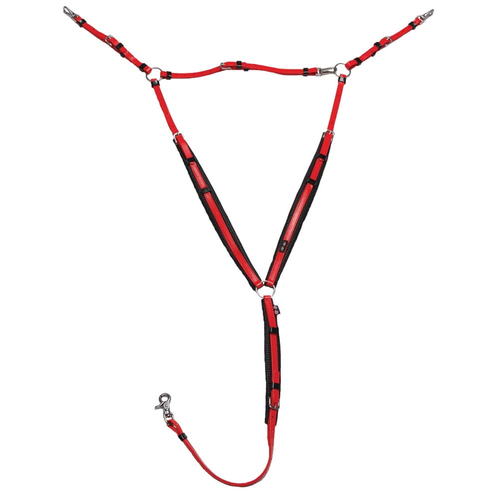 Arab Full Zilco Horse Breast Collar Deluxe Endurance Breastplate Red ...