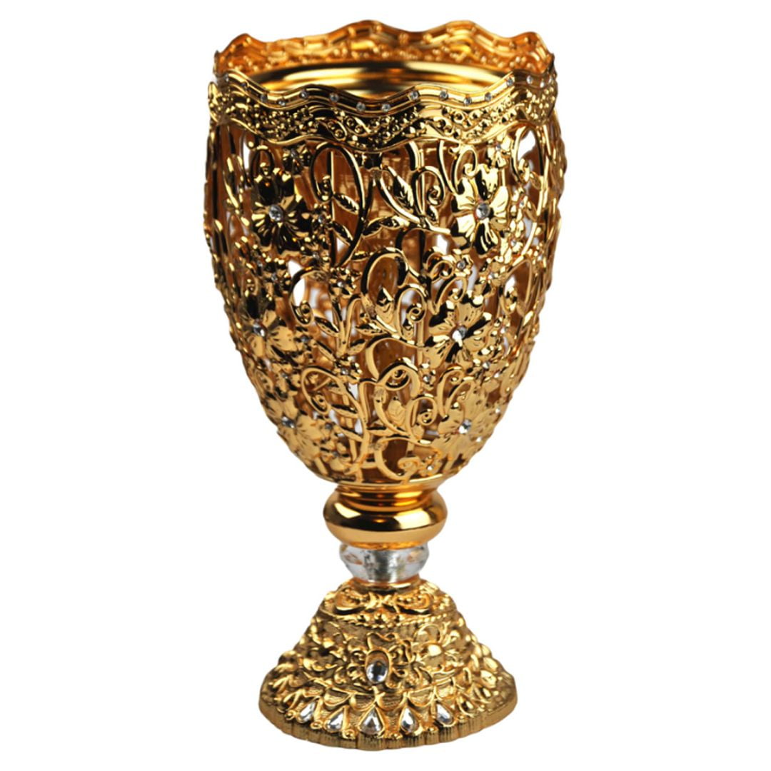 Arab Incense Bakhoor Burner - 10 inch Golden by Intense Oud - Walmart.com