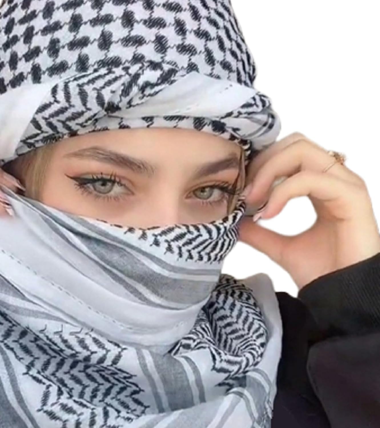 Arab Keffiyeh All Original Palestine Scarf Kufiya Arafat Cotton Hatta ...