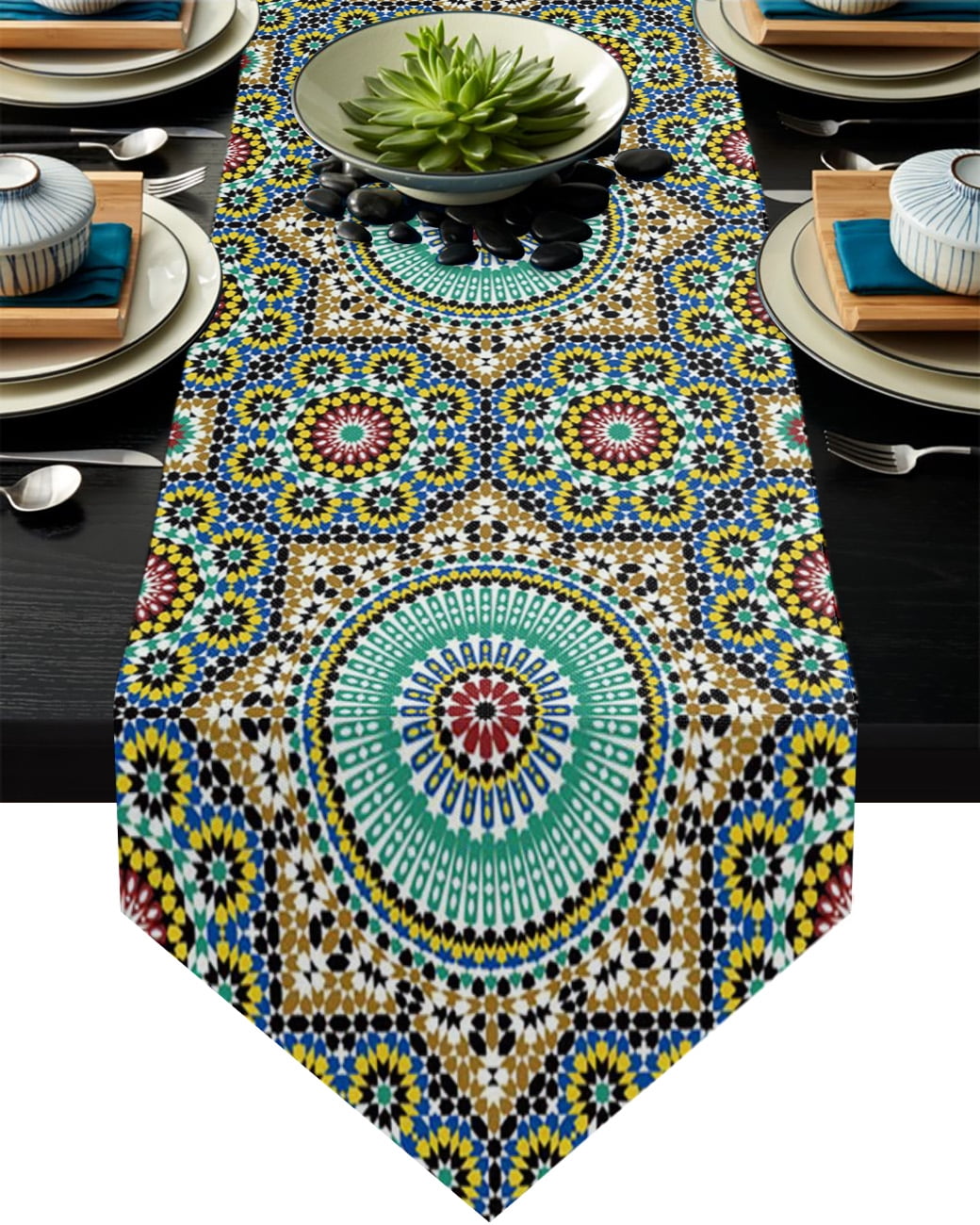Arab Mosque Table Runner For Home Wedding Banquet Festival Party Hotel ...