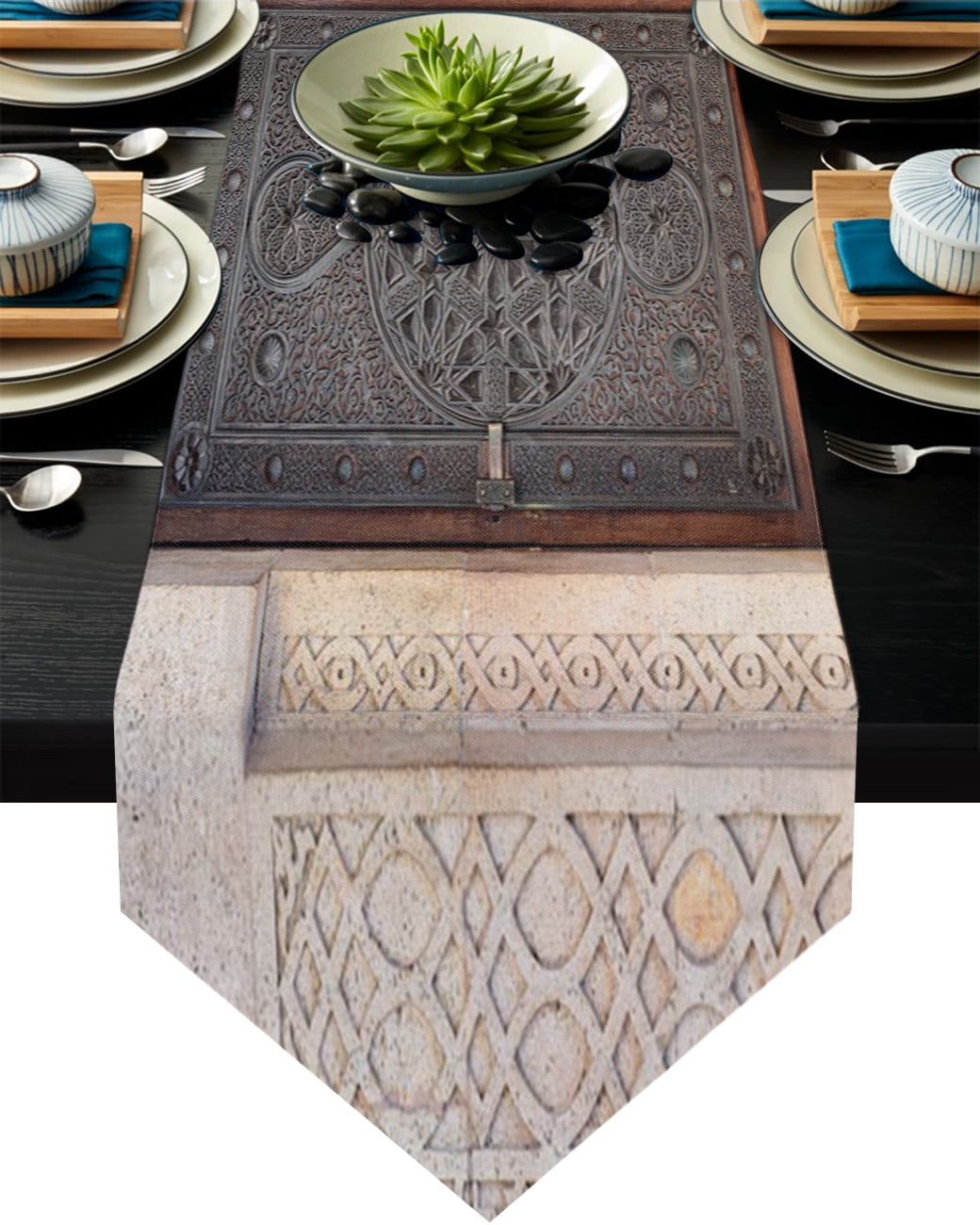 Arab Mosque Table Runner For Home Wedding Banquet Festival Party Hotel ...