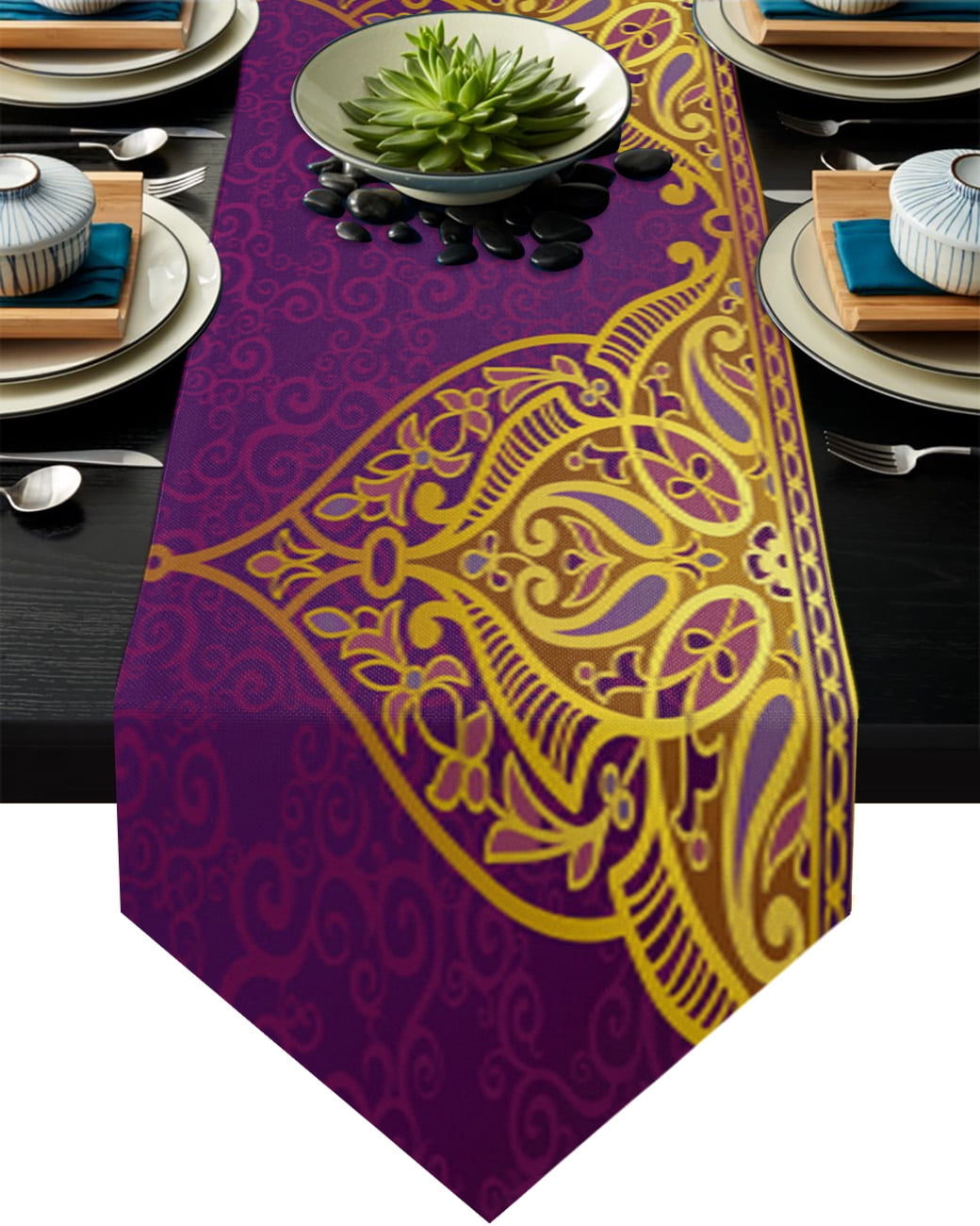 Arab Mosque Table Runner For Home Wedding Banquet Festival Party Hotel ...