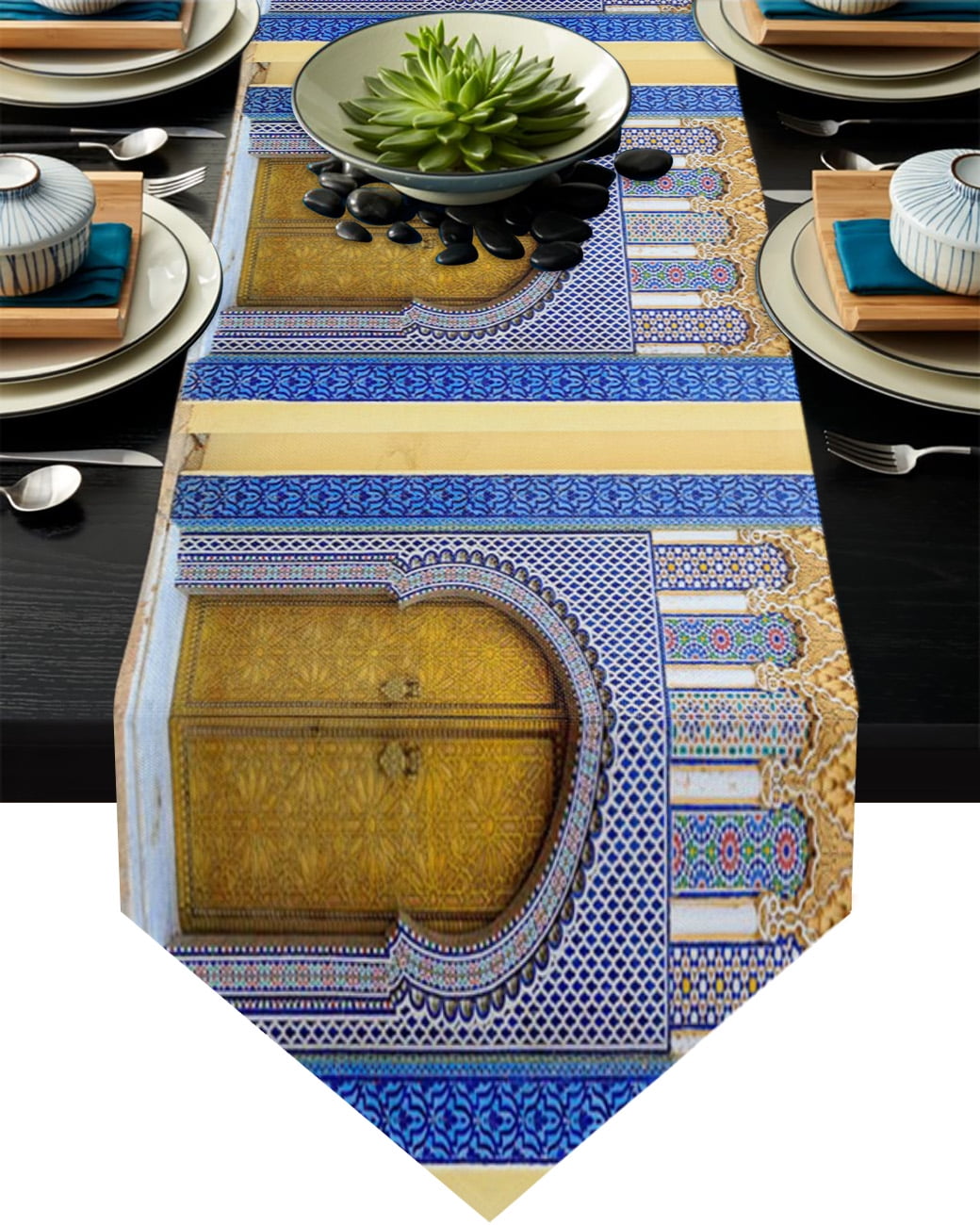 Arab Mosque Table Runner For Home Wedding Banquet Festival Party Hotel ...