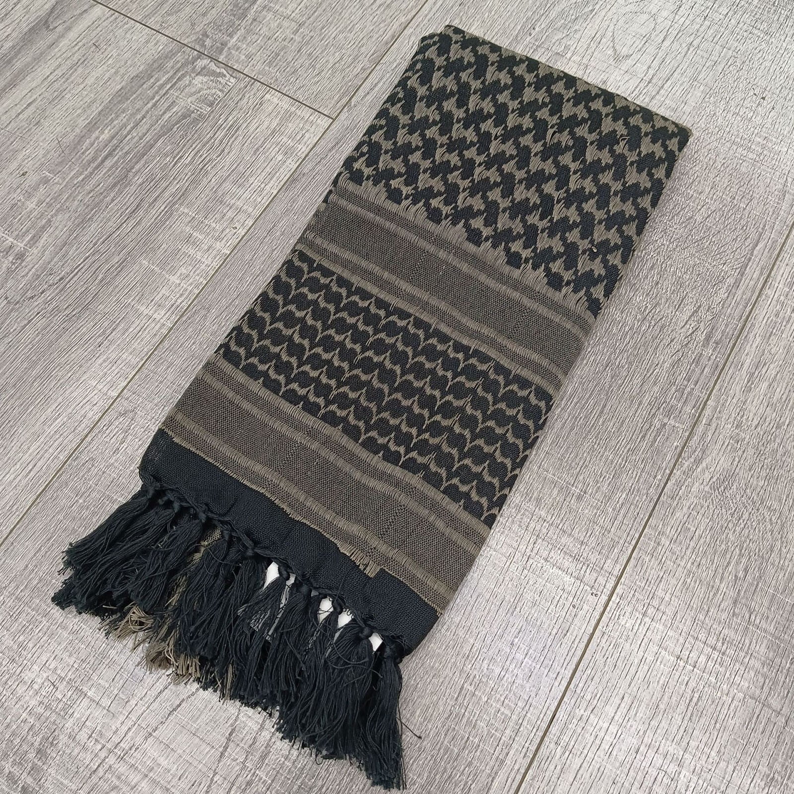 Arab Plaid Fringe Lightweight Scarf Cotton Head Neck Scarf with Tassel ...