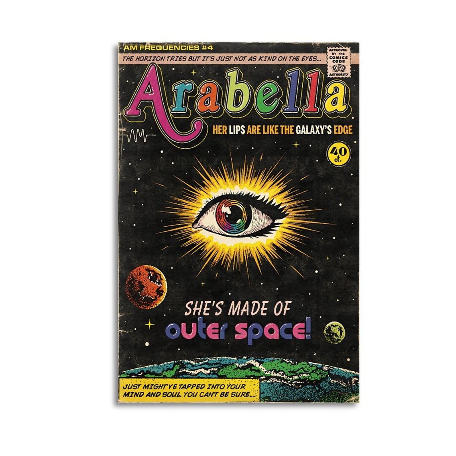 Arabella Arctic Monkeys Poster Canvas Art Wall Decor Posters Home Bar ...