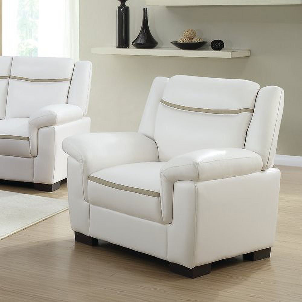 Arabella Contemporary Snow White Chair - Walmart.com