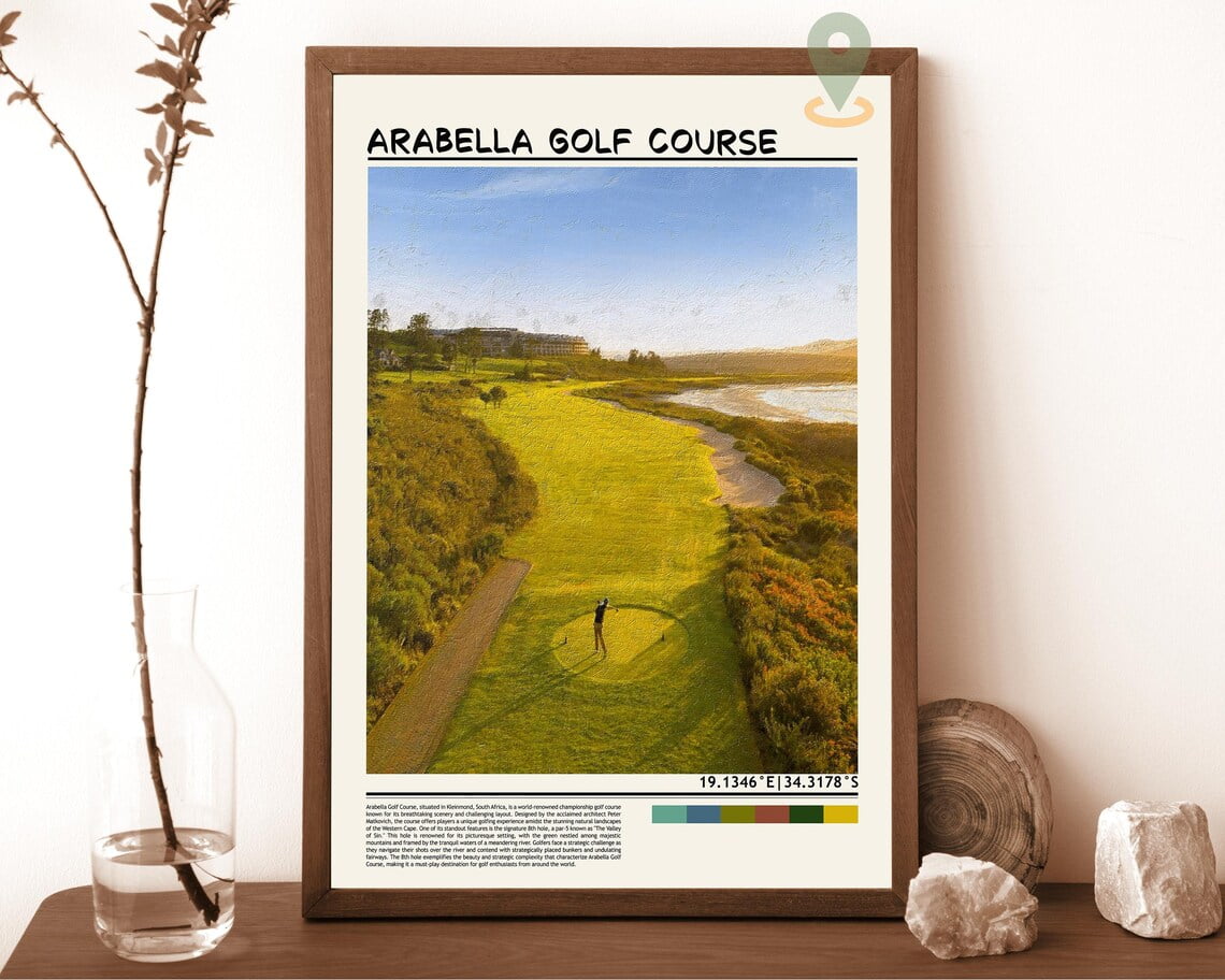 Arabella Golf Course Print, Arabella Golf Course Wall Art, Arabella ...