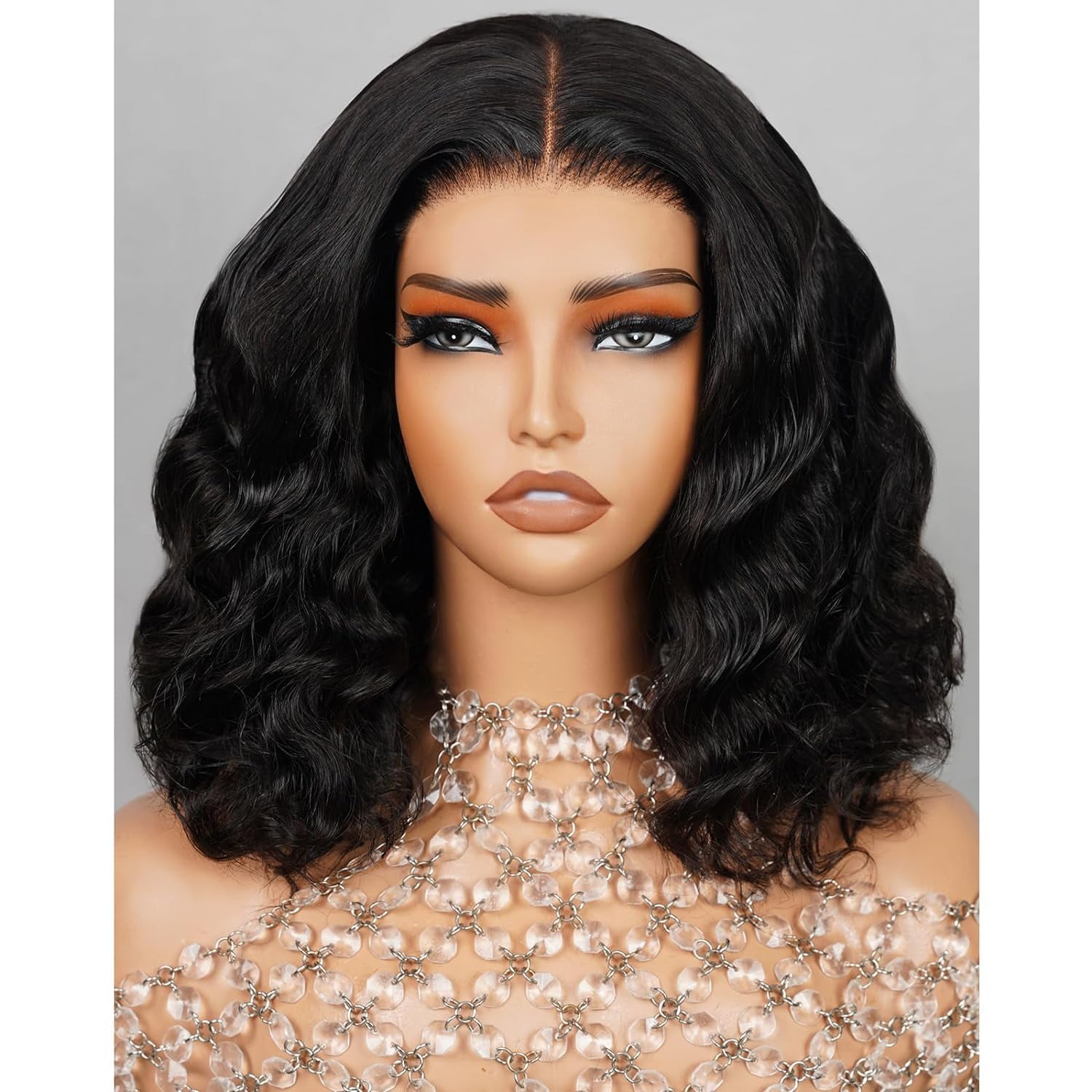 Arabella Hair 12inch 6x6 Bob Wig Human Hair Real 210% Density Ready to ...
