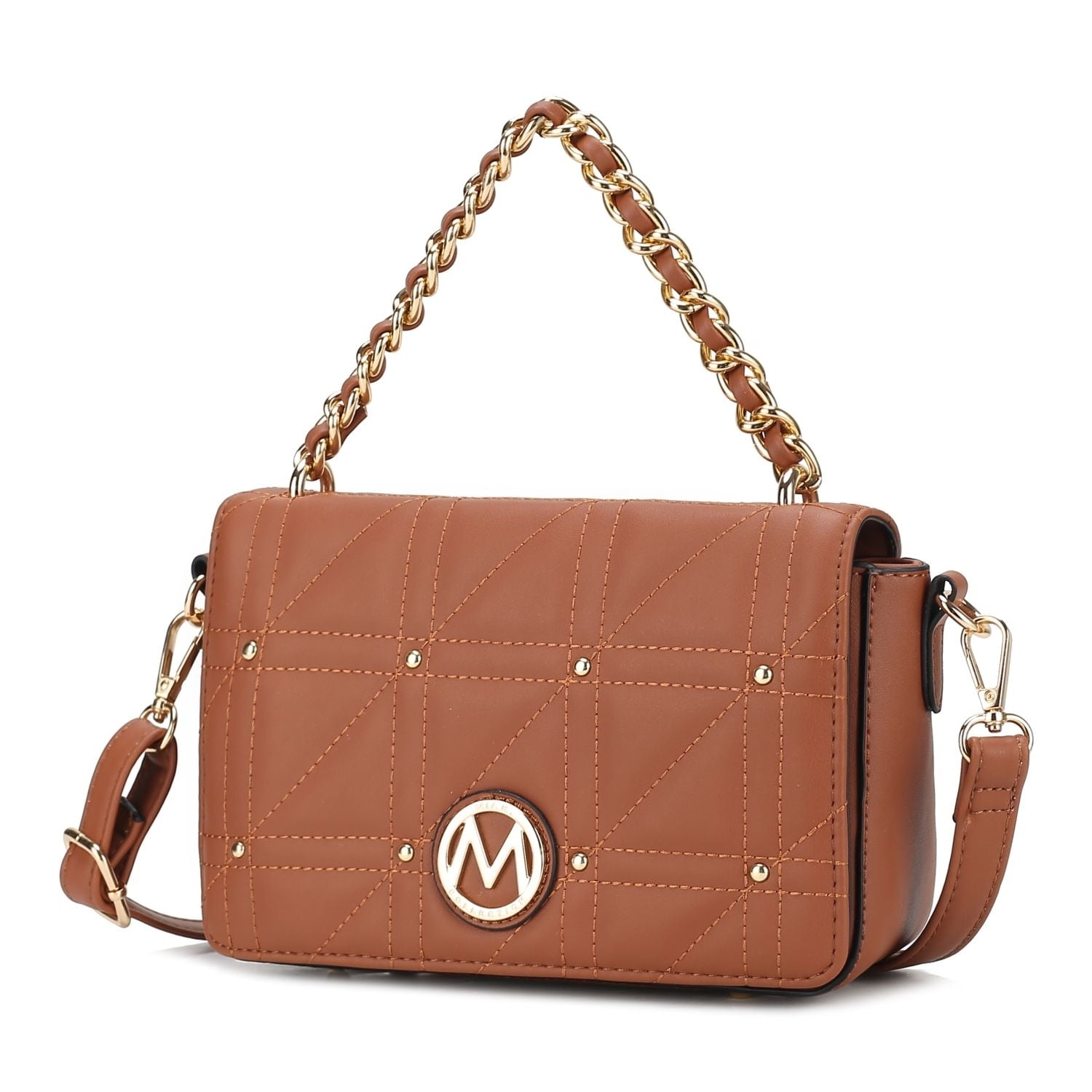 Arabella Vegan Leather Womens Shoulder Bag by Mia K - Walmart.com