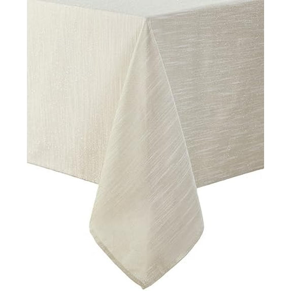 Arabesque Luxurious Shimmery Fabric Tablecloth for Formal Dining ...