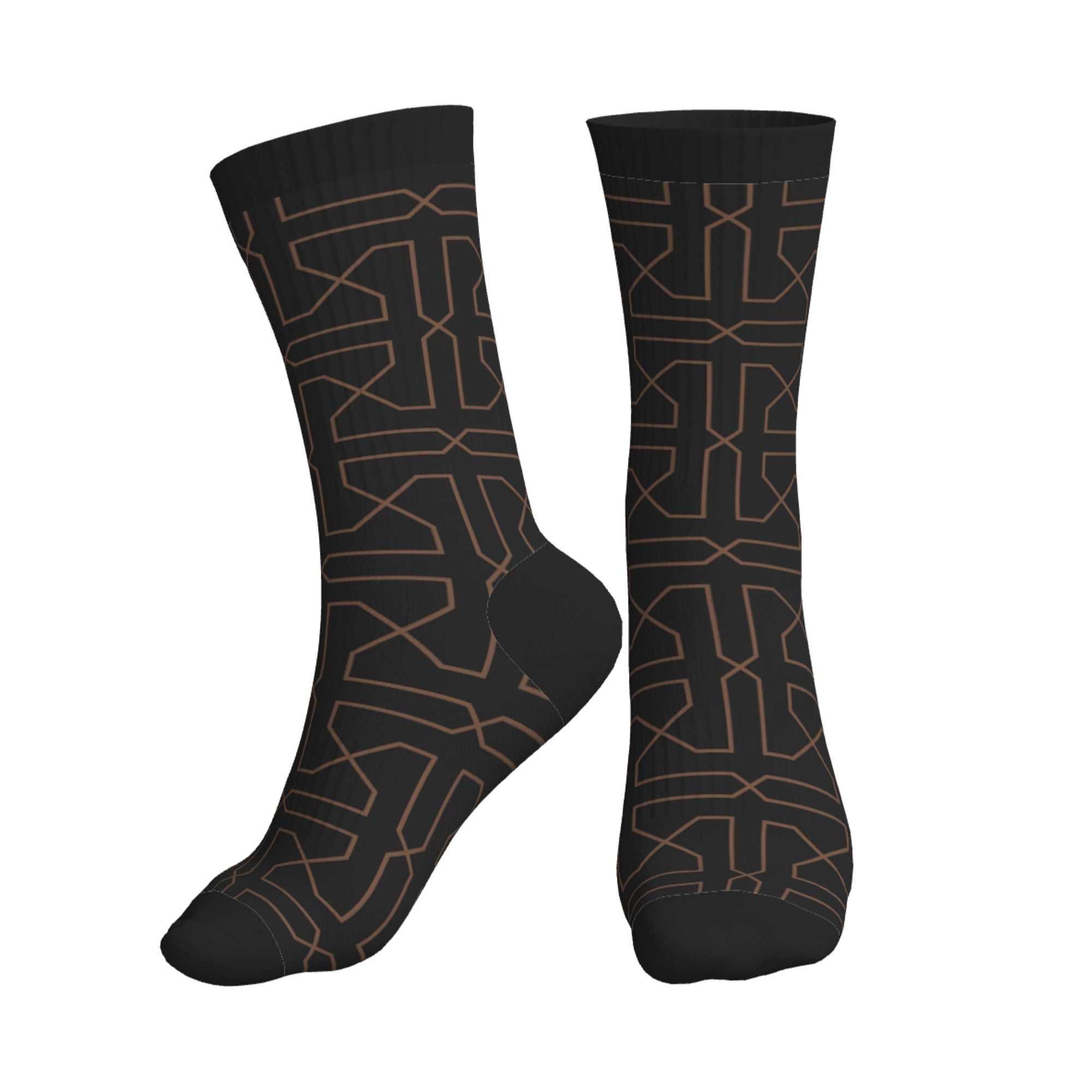 Arabesque Pattern Funny Socks For Men & Women-Gifts For Golfing,Hunting ...